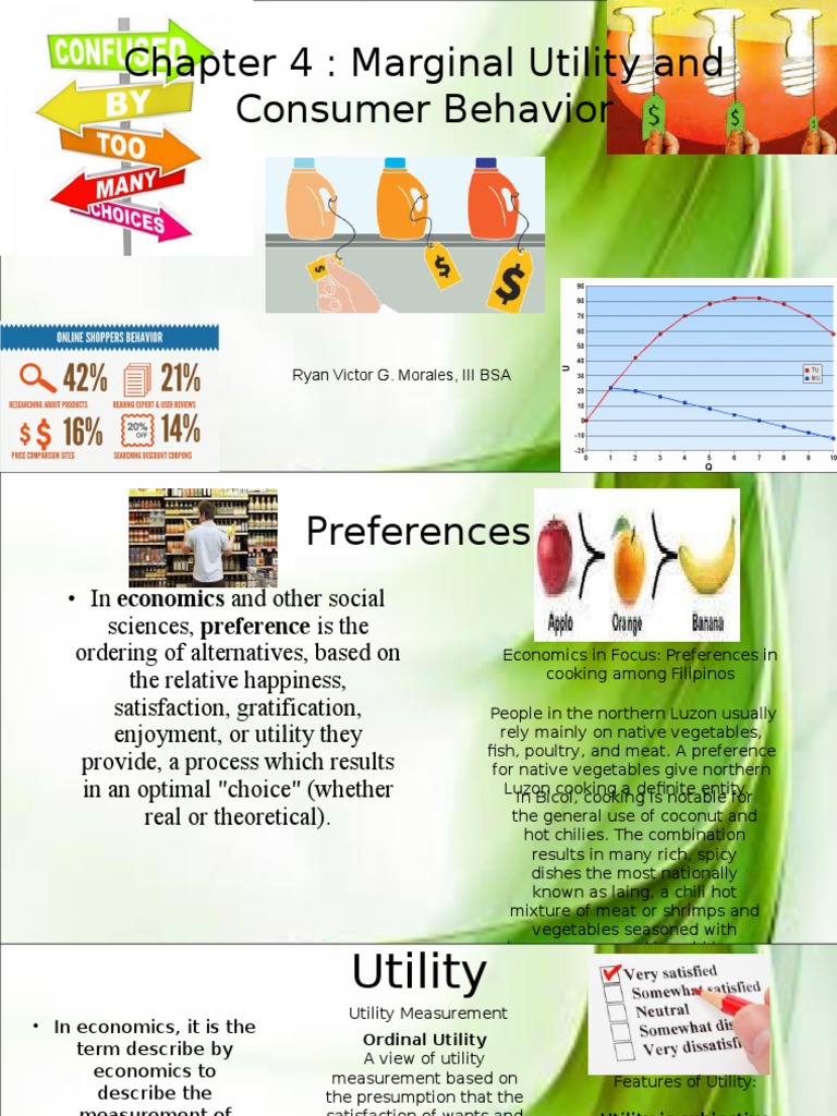 Marginal Utility and Consumer Behavior | PDF | Utility | Marginal Utility