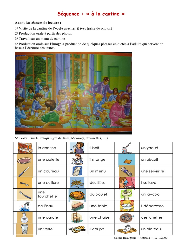 Exemple de Séquence Différenciée en Lecture | PDF | Nourriture et ...