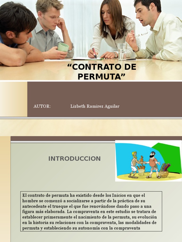 La Permuta | Permuta | Ley común