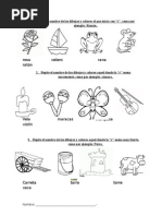 Dictado Letra P | PDF