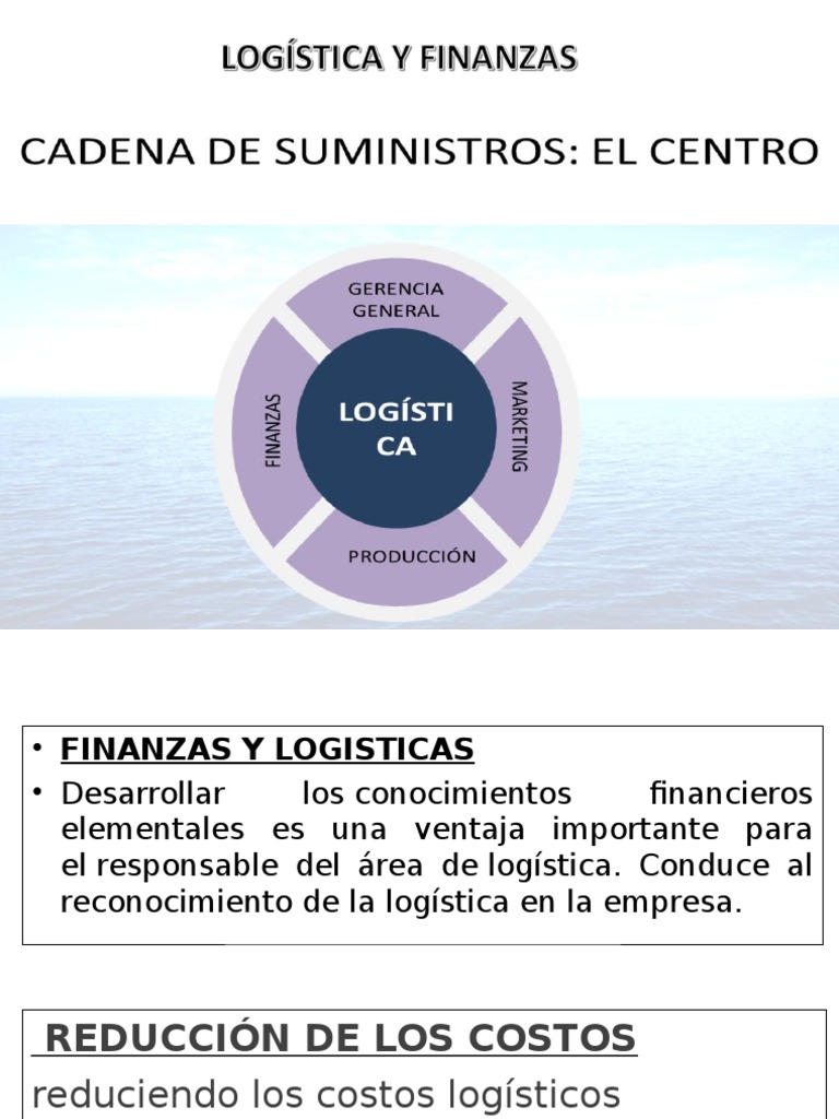 Logistica y Finanzas | PDF | Logística | Inversiones