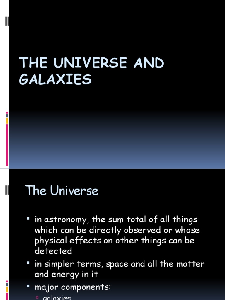 Class 8 Cbse Universe and Galaxies | PDF | Meteoroid | Comet