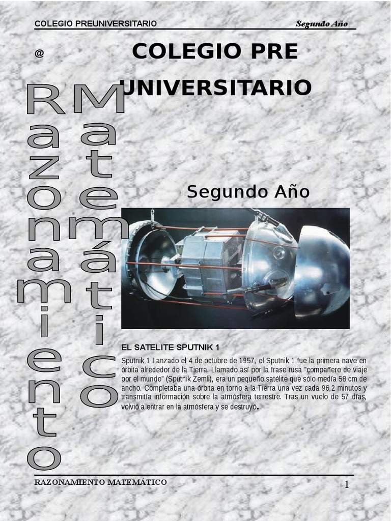 RM 2do Sec IIT | PDF | Porcentaje | Sputnik 1