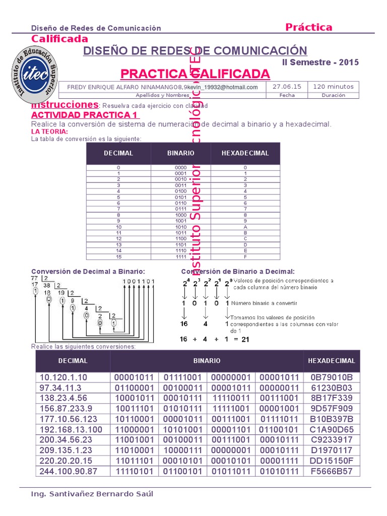 Practica Calificada 1-REDES | PDF | Tecnología de información y comunicaciones | Sistema operativo