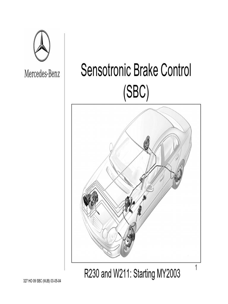 Mercedes Benz Sensotronic | PDF | Anti Lock Braking System | Brake