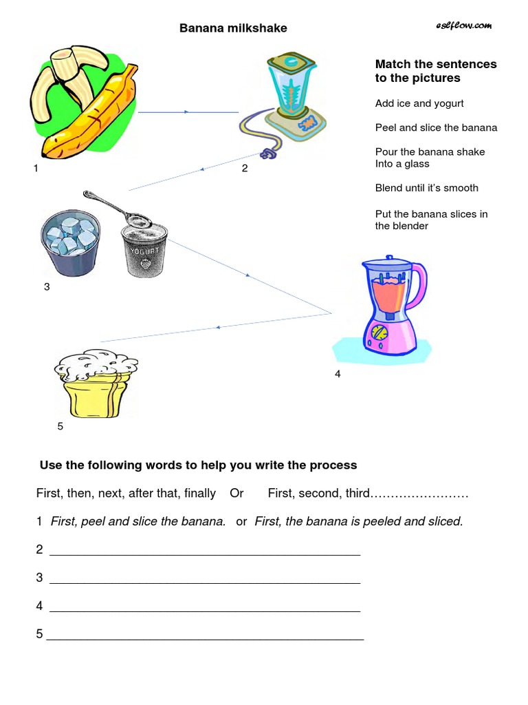 Banana Milkshake Recipe Instructions | PDF | Self-Improvement