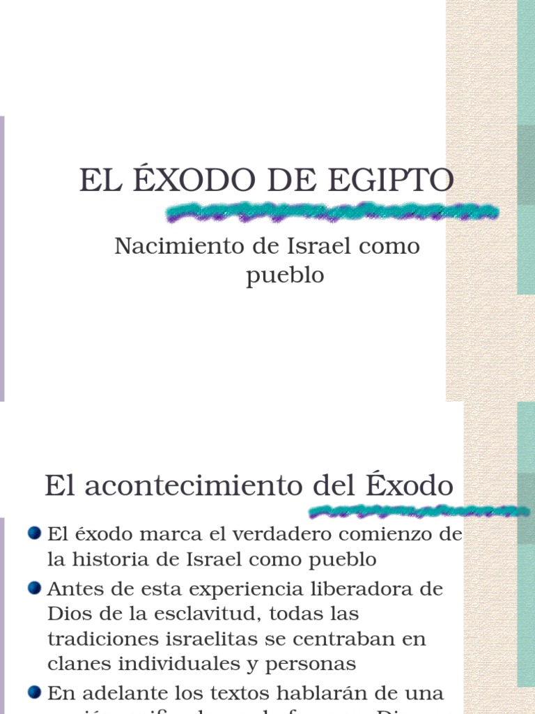 El Éxodo de Egipto | PDF | Libro del éxodo | Egipto