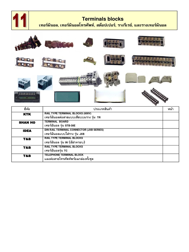 11.terminal Blocks Price List | PDF