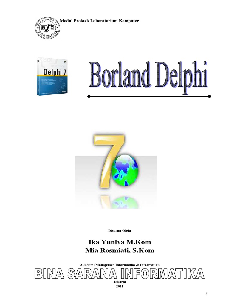 Modul Algoritma Pemograman II (Delphi) | PDF