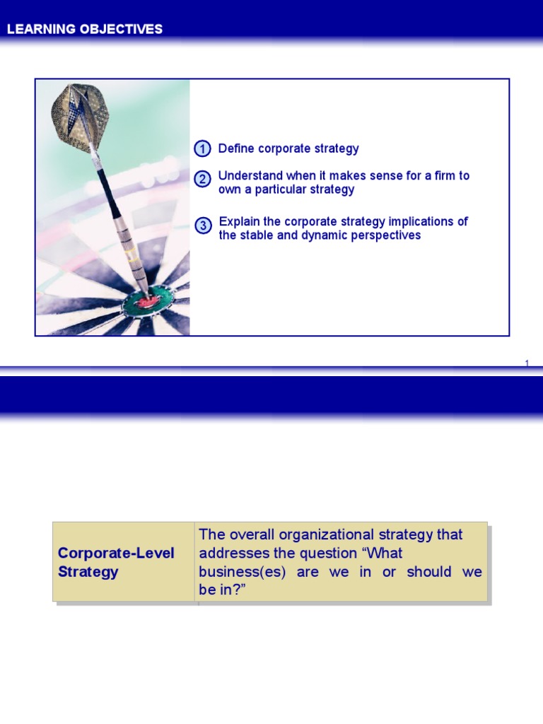 Corporate Strategy: Growth & Expansion | PDF | Strategic Management ...