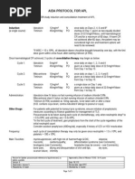 BFM 95 Protocol | PDF | Leukemia | Diseases And Disorders