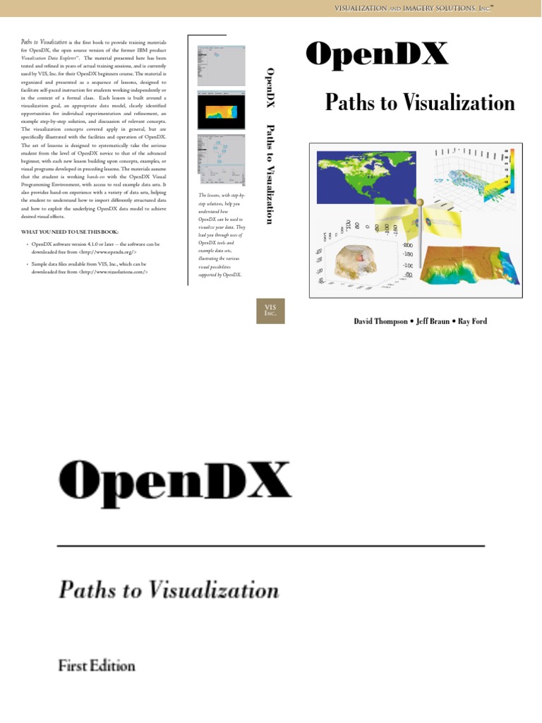OpenDX Paths To Visualization Nenc PDF | PDF | Visualization (Graphics ...