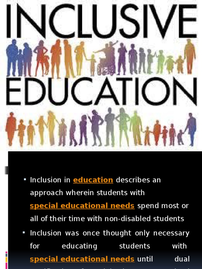 Presentation on inclusive education | Inclusion (Education) | Special ...
