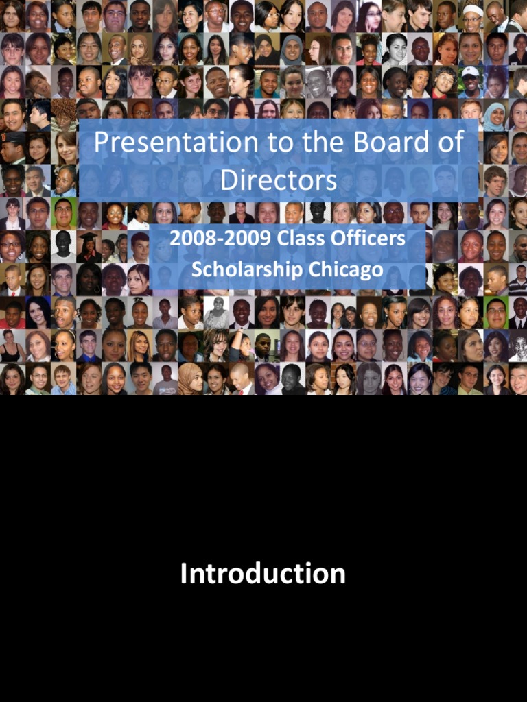 Presentation To The Board Of Directors Pdf Mentorship Psychology