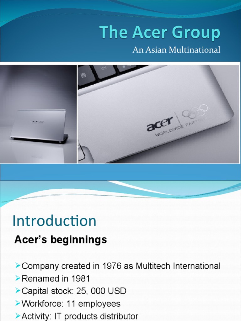 The Acer Group | PDF | Dell | Android (Operating System)