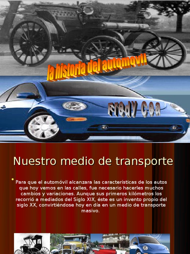 Historia Del Automovil (MECANICA AUTOMOTRIZ | PDF