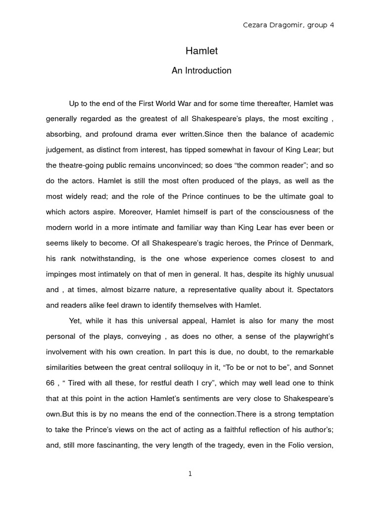 Hamlet Oxford Introduction | PDF | Hamlet | William Shakespeare