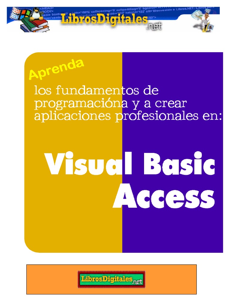 Visual Basic y Access - Crear Aplicaciones | PDF | Ventana (informática ...