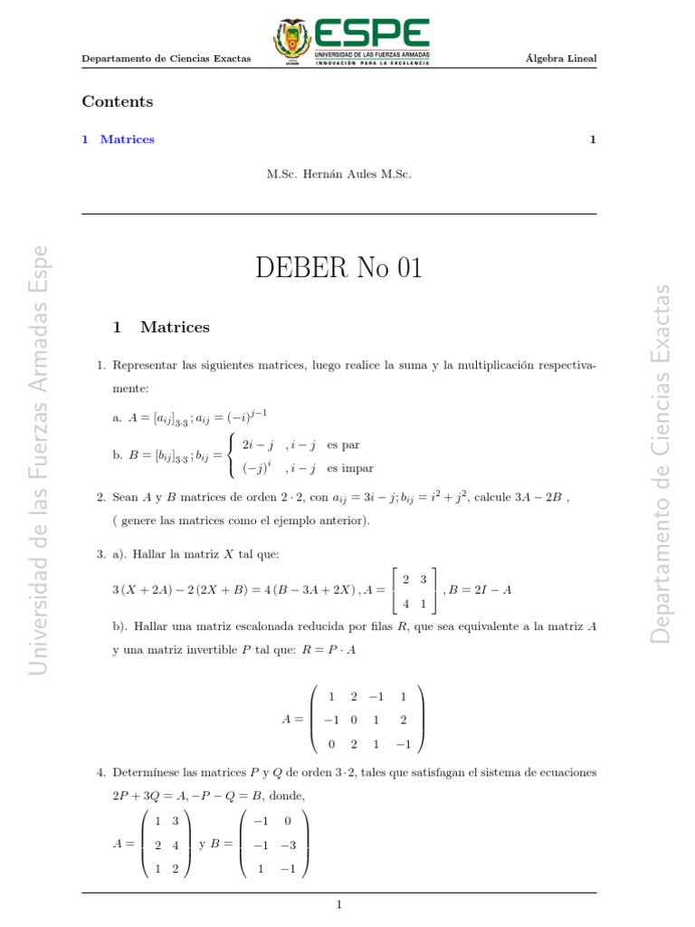 Matrices | PDF | Matriz (Matemáticas) | Análisis funcional
