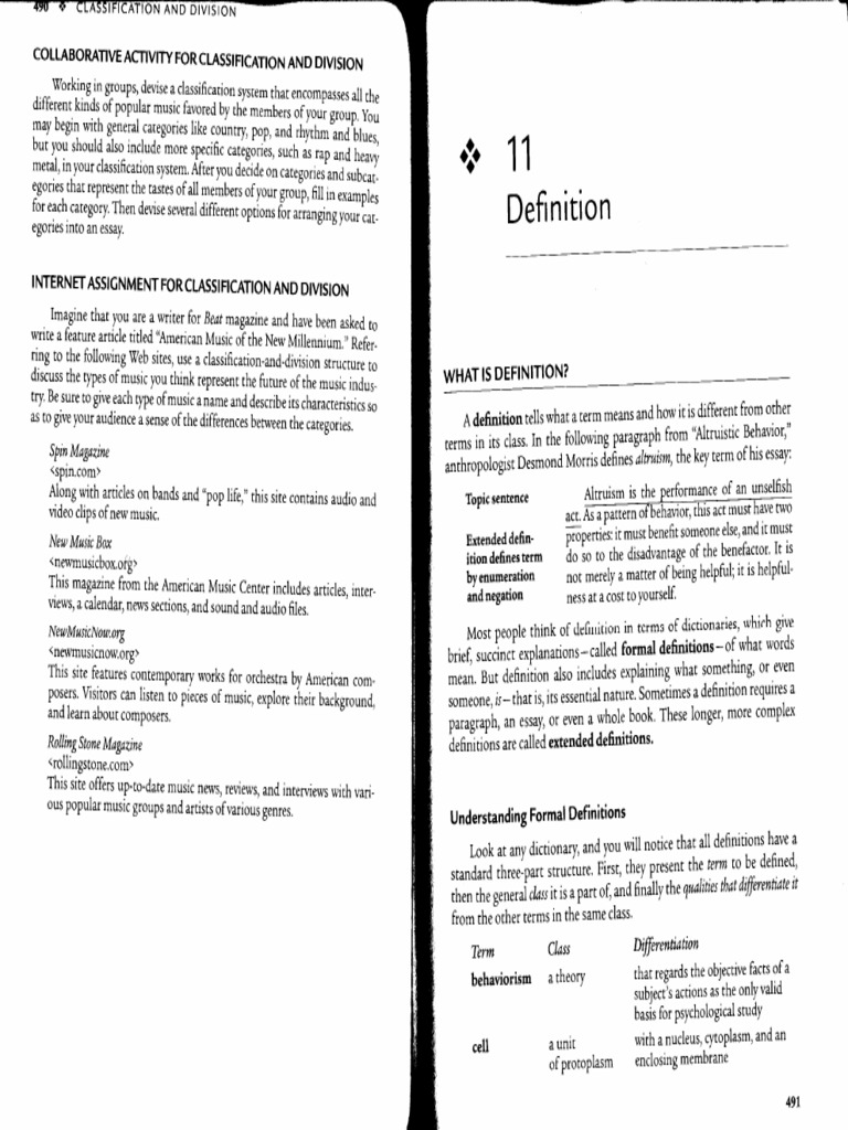 Ch.11 Definition | PDF | Definition | Essays