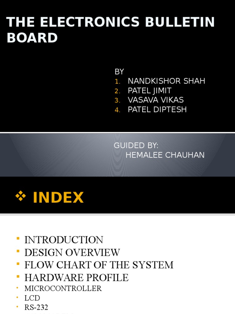 The Electronic Bulletin Board | PDF