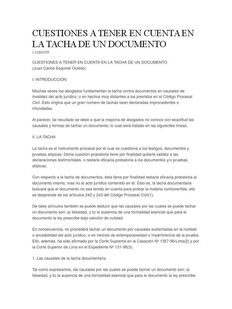 Tacha de Documentos: Claves y Estrategias | PDF | Evidencia (ley) | Pagaré