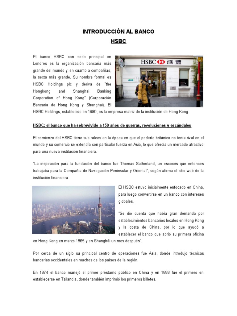 HSBC | Descargar gratis PDF | Hsbc | Hong Kong