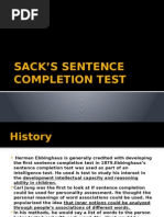 SSCT Scoring Interpretation Guide | PDF | Feeling | Homosexuality