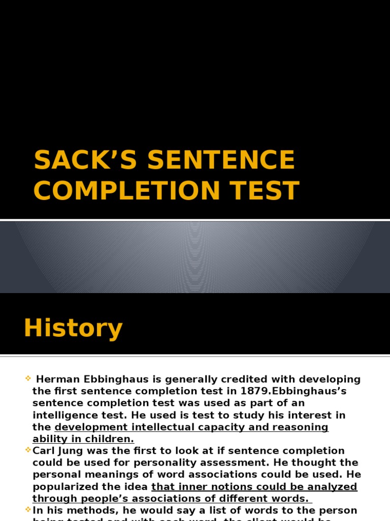 Sacks SSCT | PDF | Attitude (Psychology) | Interpersonal Relationships