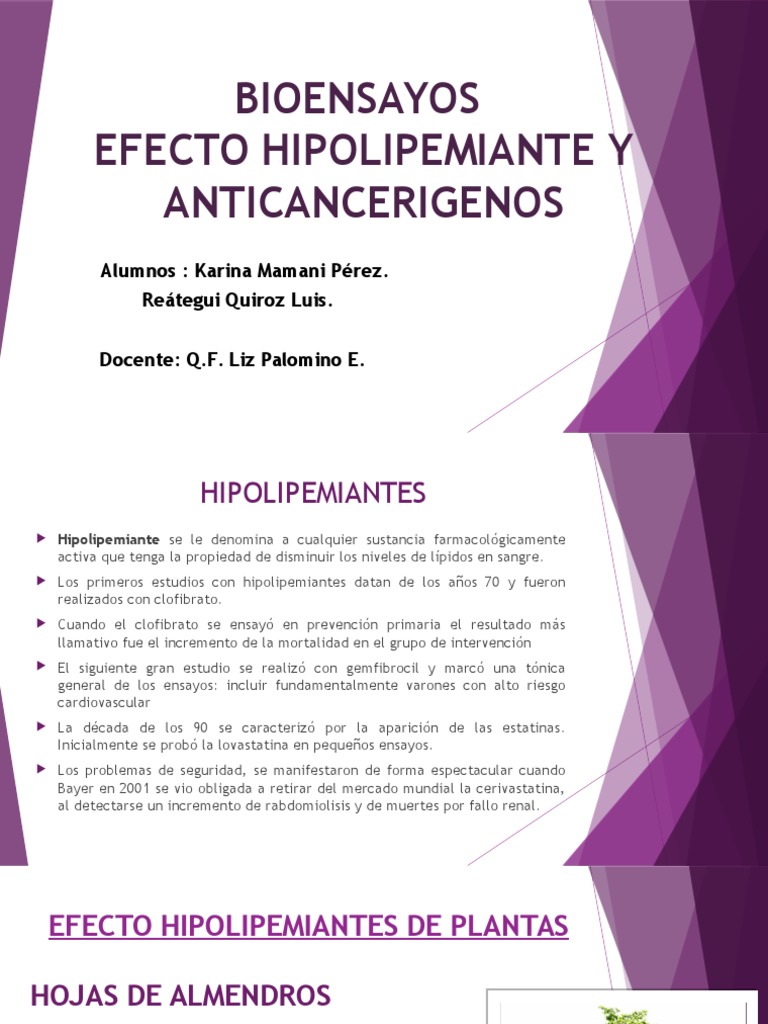 efecto-hipolip-noxia | Colesterol | Compuestos orgánicos
