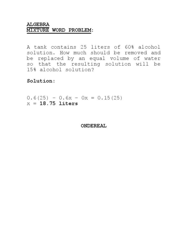 Algebra 02 | PDF