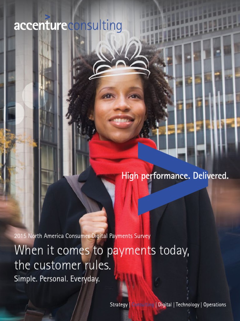Accenture Digital Payments Survey North America Accenture Executive ...