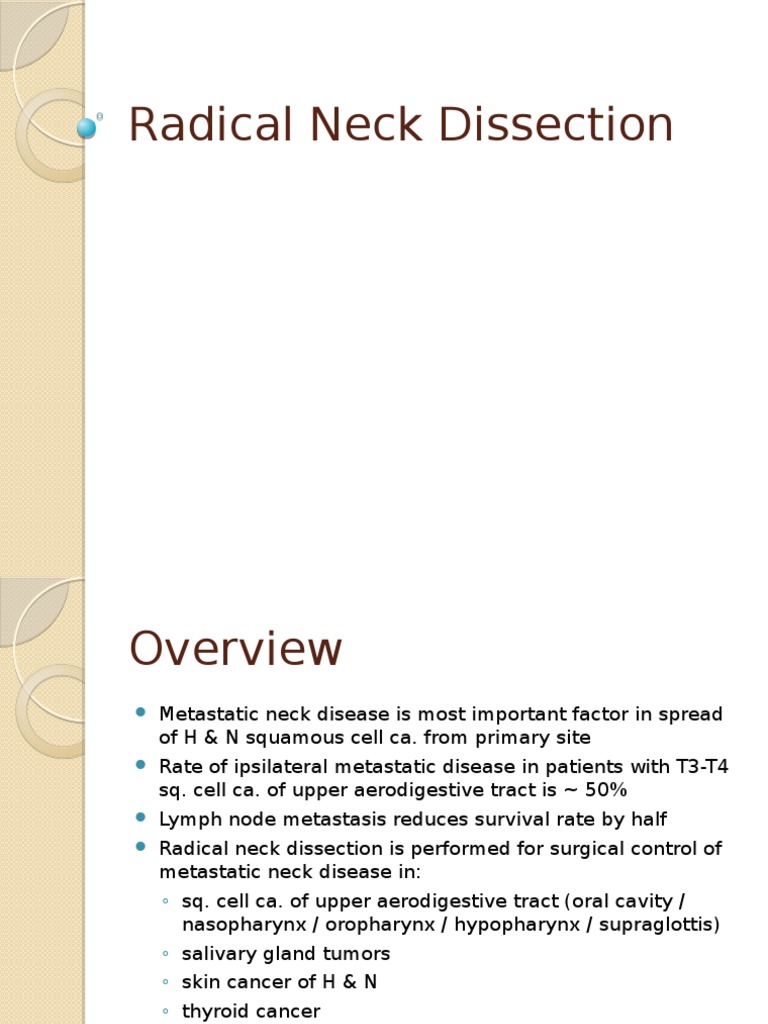 Neck Dissection | PDF | Neck | Human Anatomy