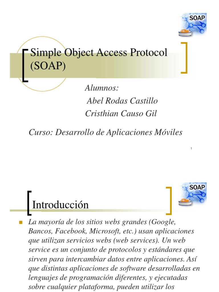 Soap, XML, Web Services y Java | PDF | Jabón | Json
