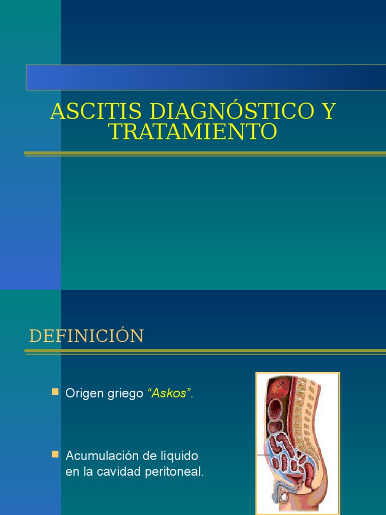 Ascitis Diagnostico y Manejo | PDF | Órgano (anatomía) | Especialidades ...