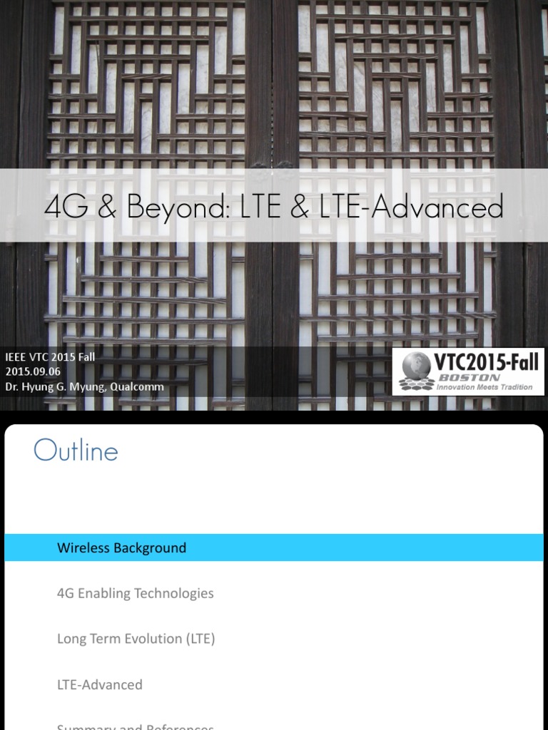 LTE and LTE-Advanced Overview | PDF | Orthogonal Frequency Division ...