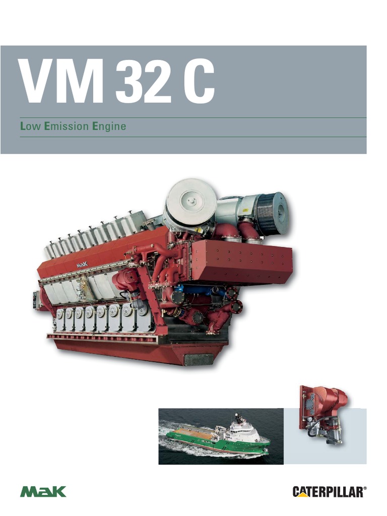 MaK VM32C Low Emission Engine 32305 | PDF | Engines | Exhaust Gas