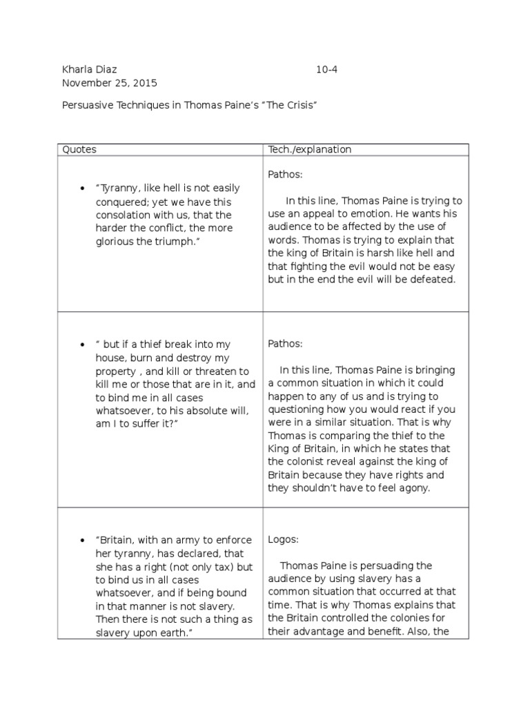 The Crisis by Thomas Paine | PDF | Thomas Paine | Science