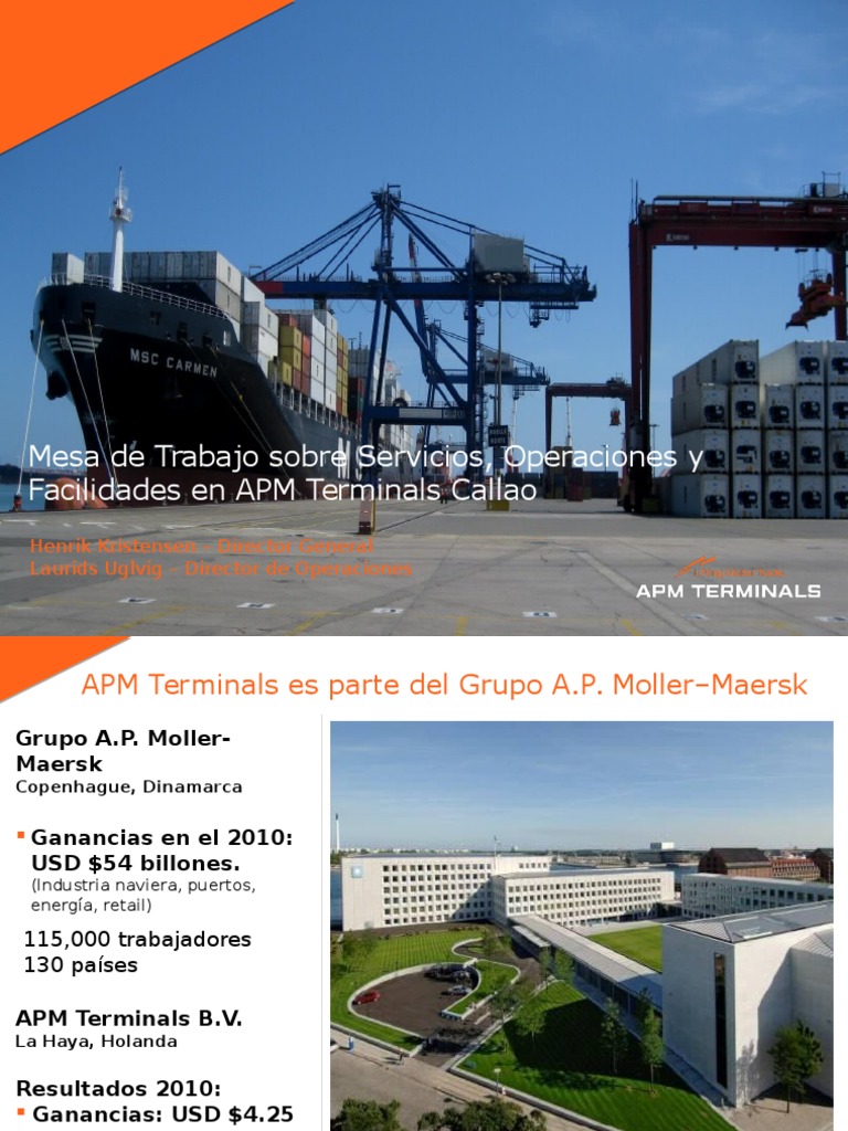 Apm Terminals Presentacion | PDF | Envío | Industrias