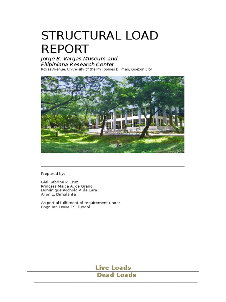 Structural Load Calculation | PDF | Earthquakes | Applied And ...