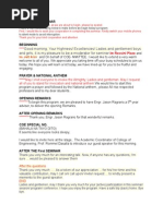 Script For Emcee - Career Guidance Program | PDF