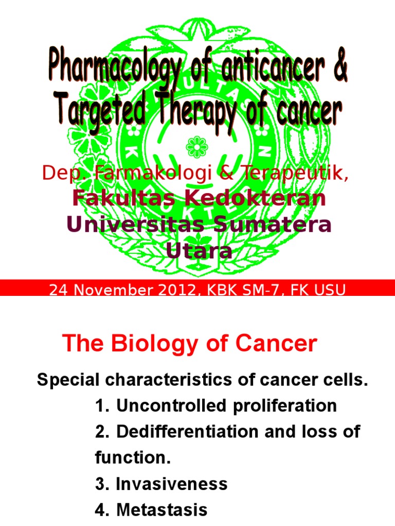 K12 - Pharmacology of Anticancer-NEW-1 | PDF | Chemotherapy | Estrogen