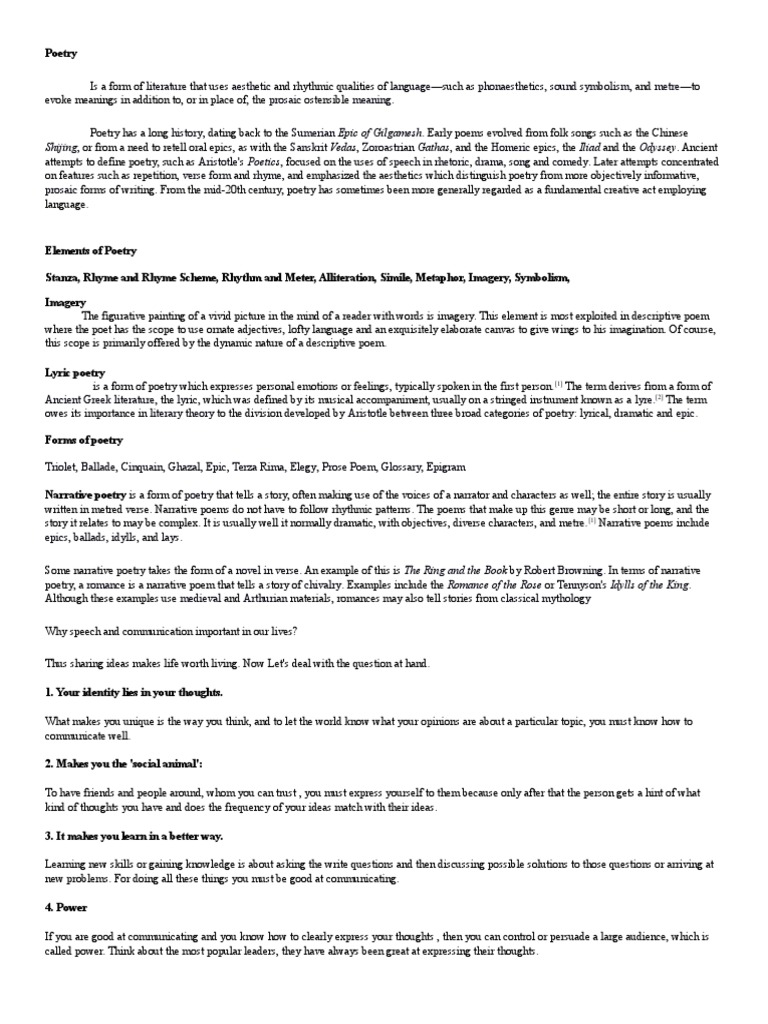 Epic of Gilgamesh Shijing Vedas Gathas Iliad Odyssey Poetics | PDF ...