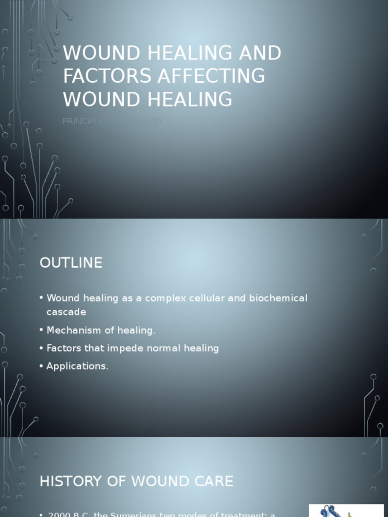 Wound Healing and Factors Affecting Wound Healing: Principles of ...