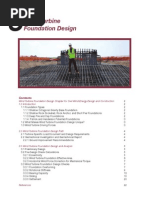 Design Guidelines For Foundation of WTG | PDF | Concrete | Deep Foundation