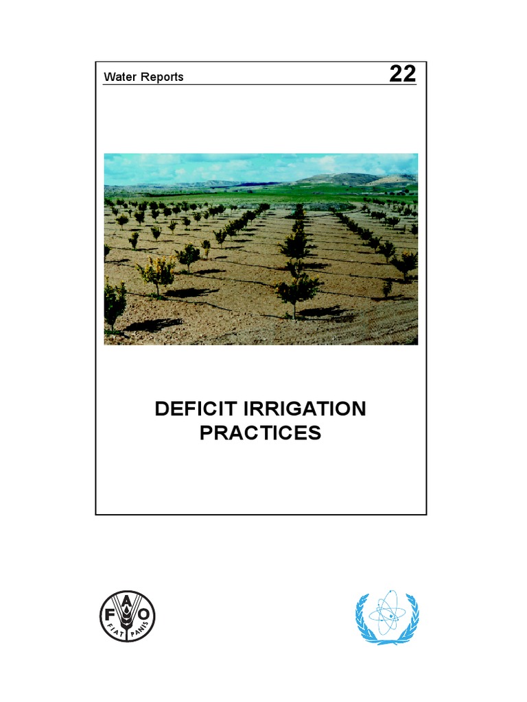 Deficit Irrigation Practice PDF | PDF | Water Resources | Irrigation