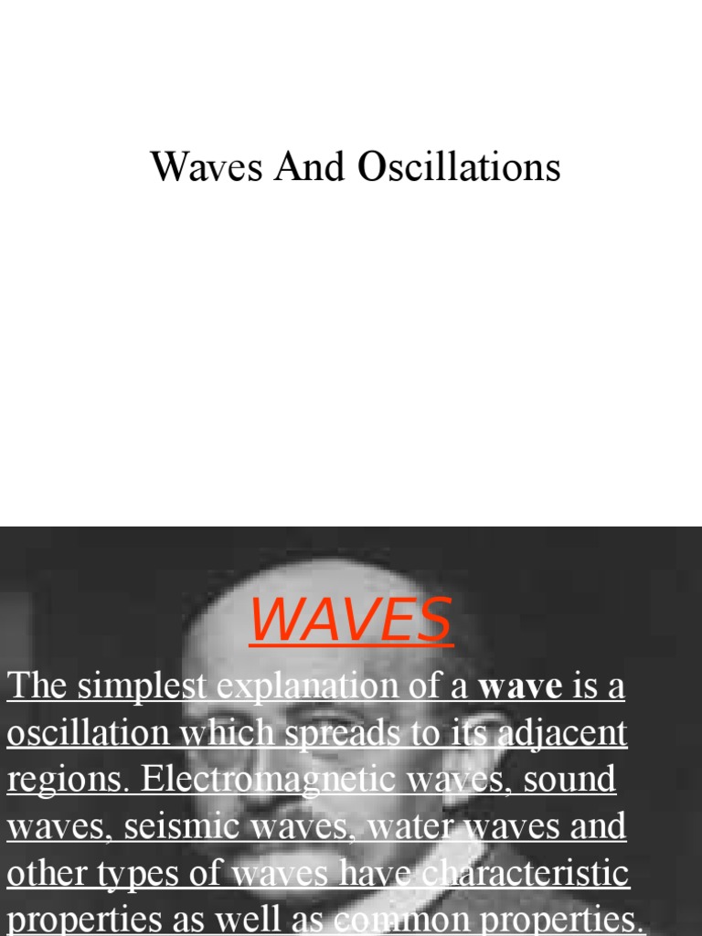Waves and Oscillation | PDF | Waves | Frequency