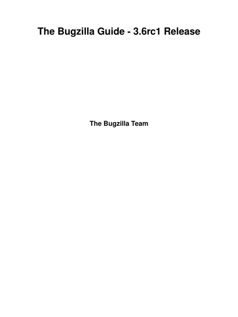 Bugzilla Guide | PDF | Perl | Apache Http Server