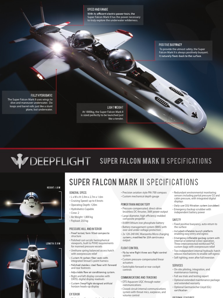 Super Falcon Mark II Specs Final | PDF | Vehicles | Aerospace