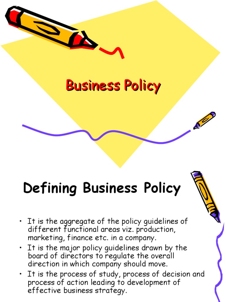 Business Policy | PDF | Business